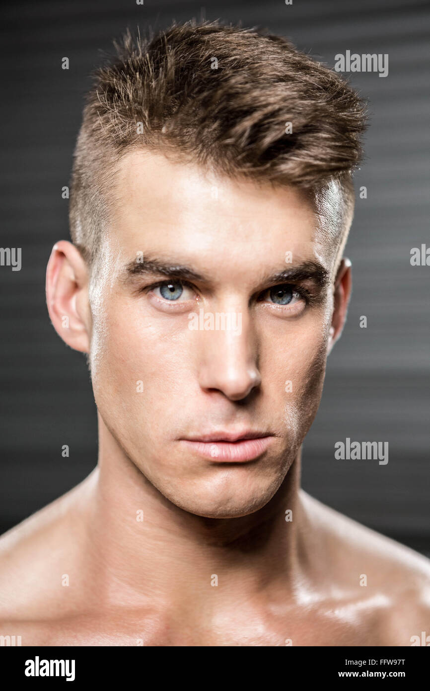 Portrait of handsome man Stock Photo - Alamy