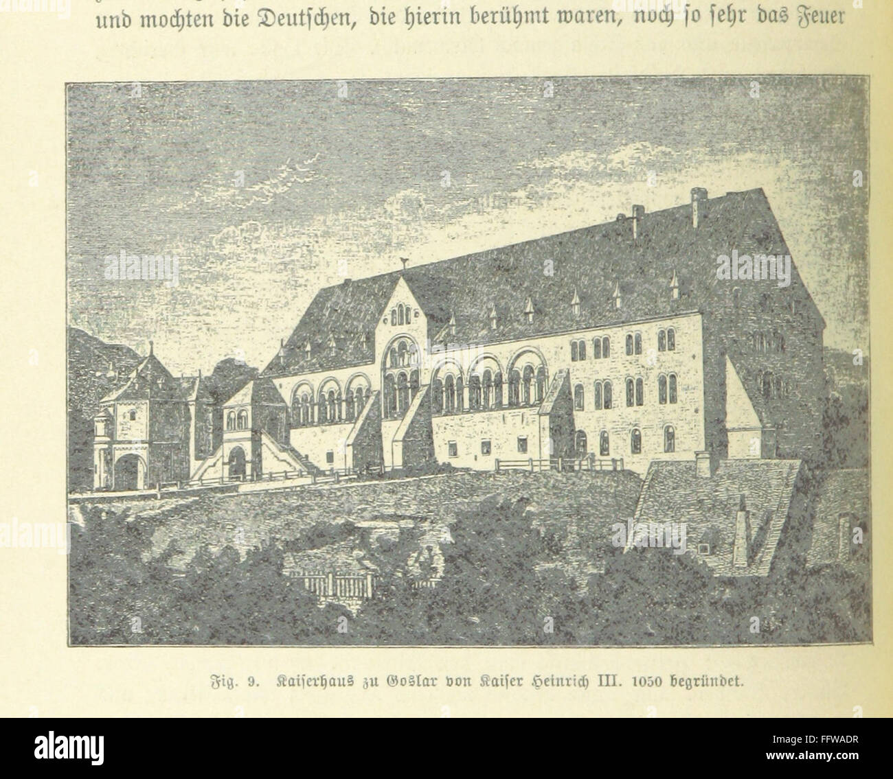 This vintage German book covers the cultural history of the Middle Ages ...