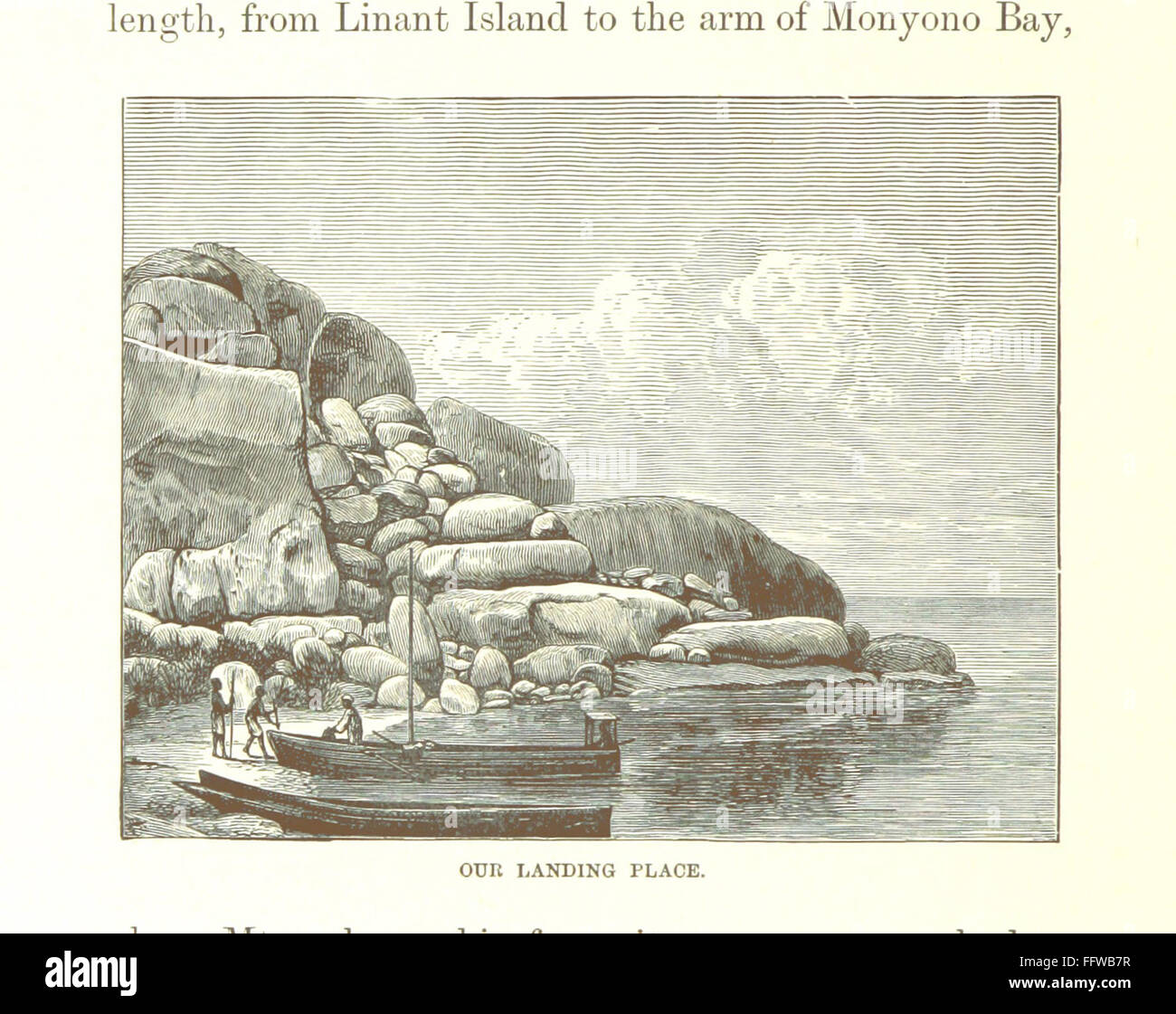 A vintage book on the great explorers of Africa, featuring ...