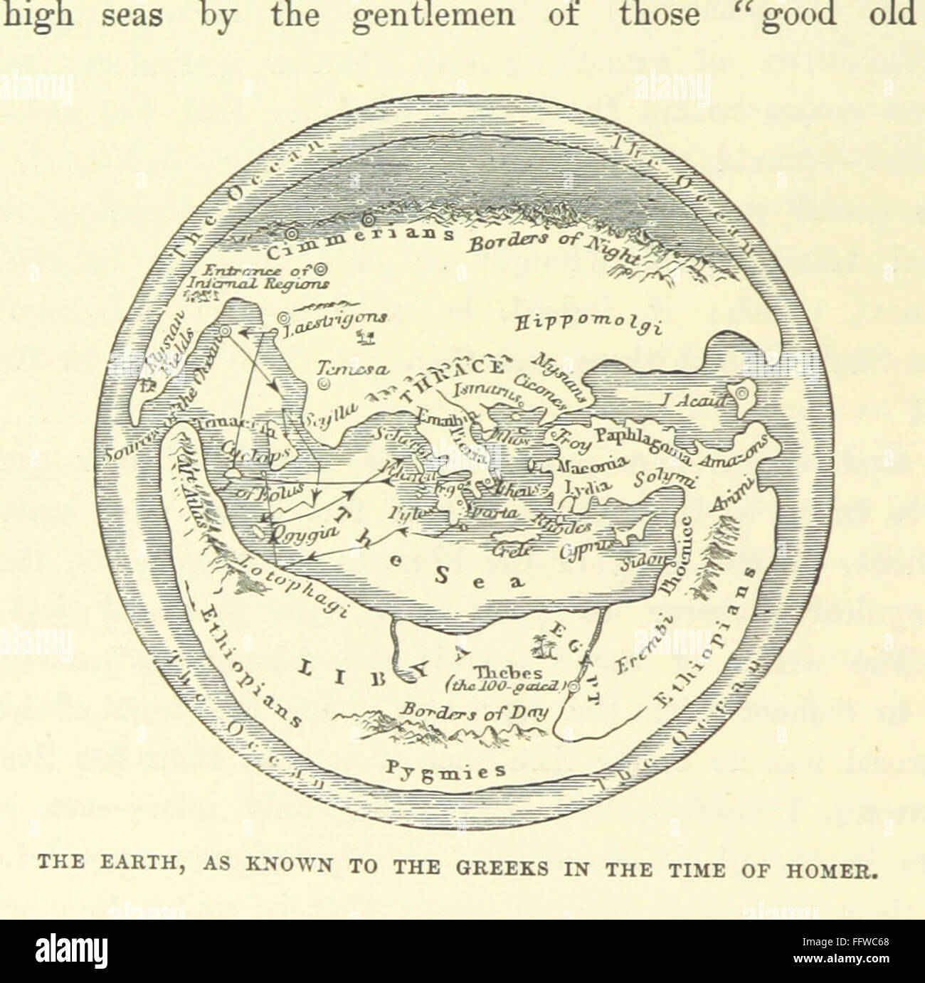 A vintage book offering a popular description of the countries of the ...