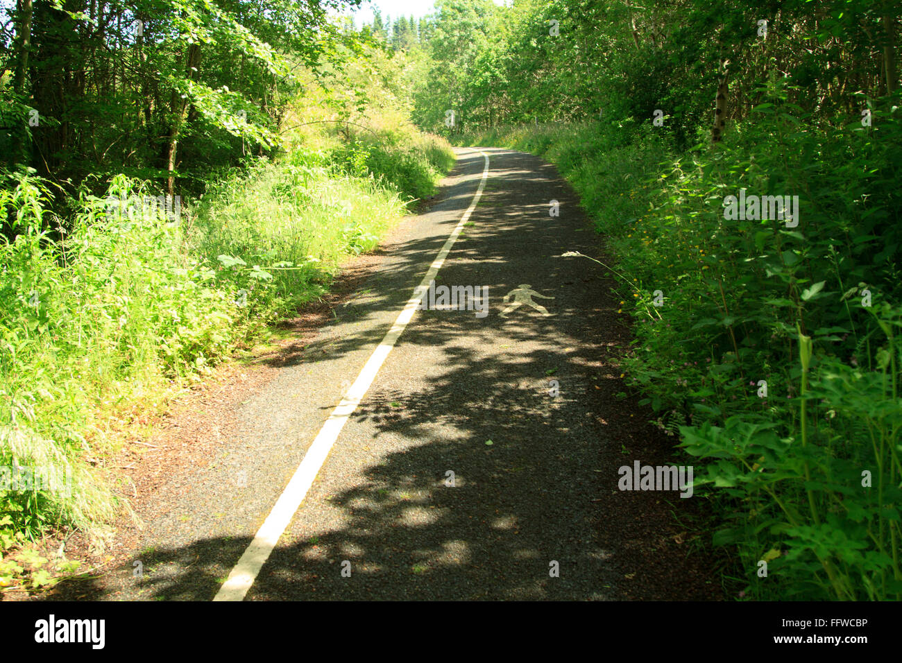 Green line border lane hi-res stock photography and images - Alamy