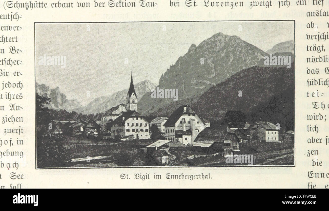 A vintage German book on Tirol and Vorarlberg, regions in Austria ...