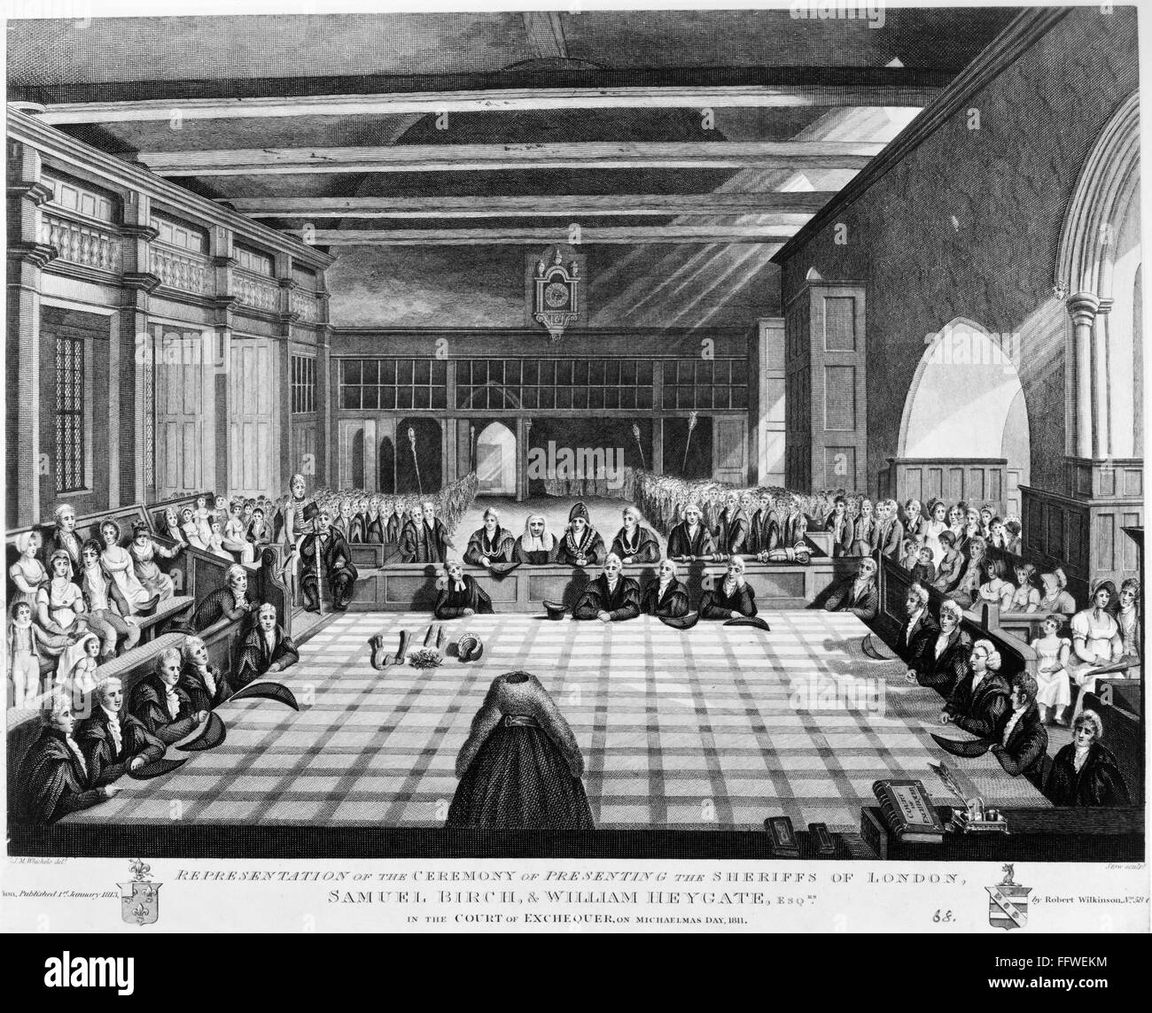 SHERIFFS OF LONDON, 1811. /nThe presentation of the sheriffs of London ...