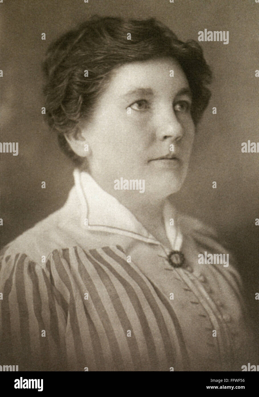 LAURA INGALLS WILDER /n(1867-1957). Photographed in 1917 Stock Photo ...