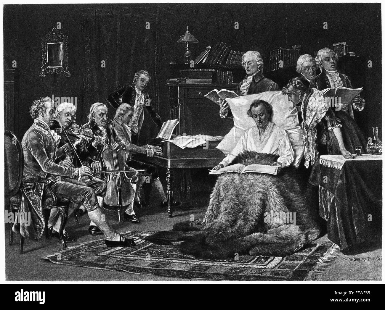 WOLFGANG AMADEUS MOZART /n(1756-1791). Austrian composer. Mozart ...