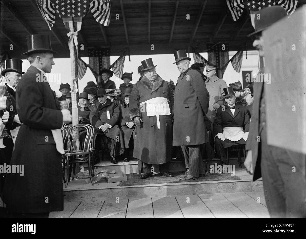WILLIAM HOWARD TAFT /n(1857-1930). American president William Taft at a ...