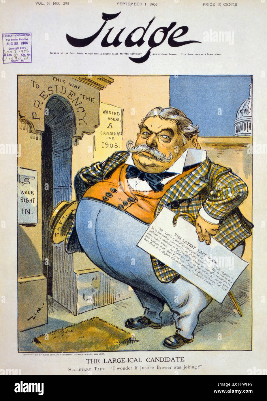 WILLIAM HOWARD TAFT /n(1857-1930). 27th President of the United States ...