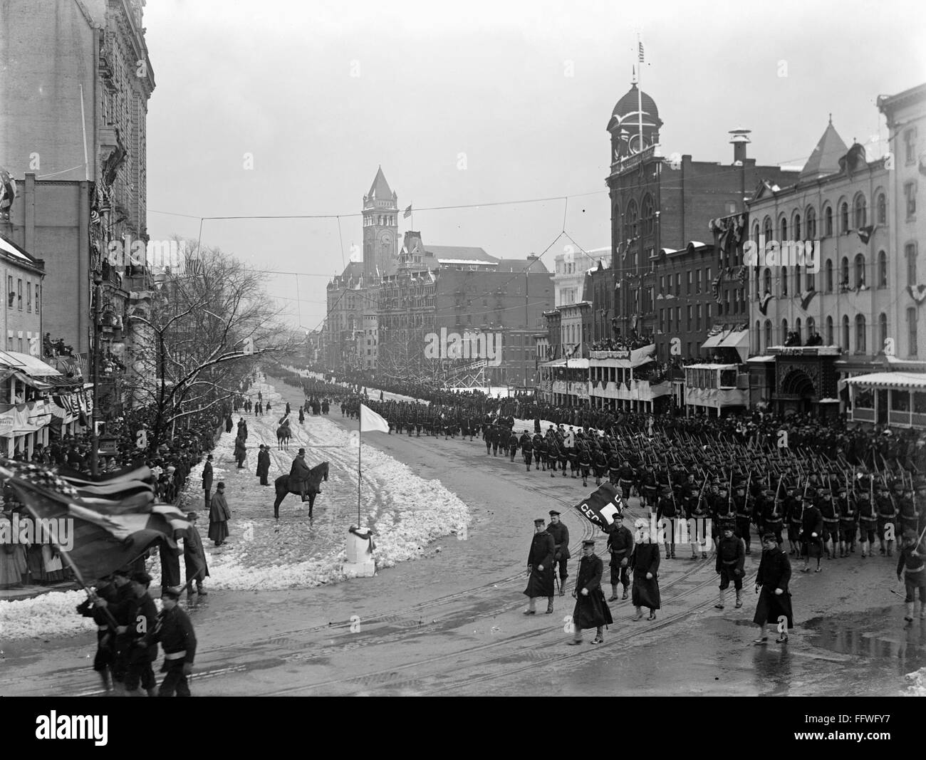TAFT INAUGURATION, 1909. /nParade in Washington, D.C. during the ...