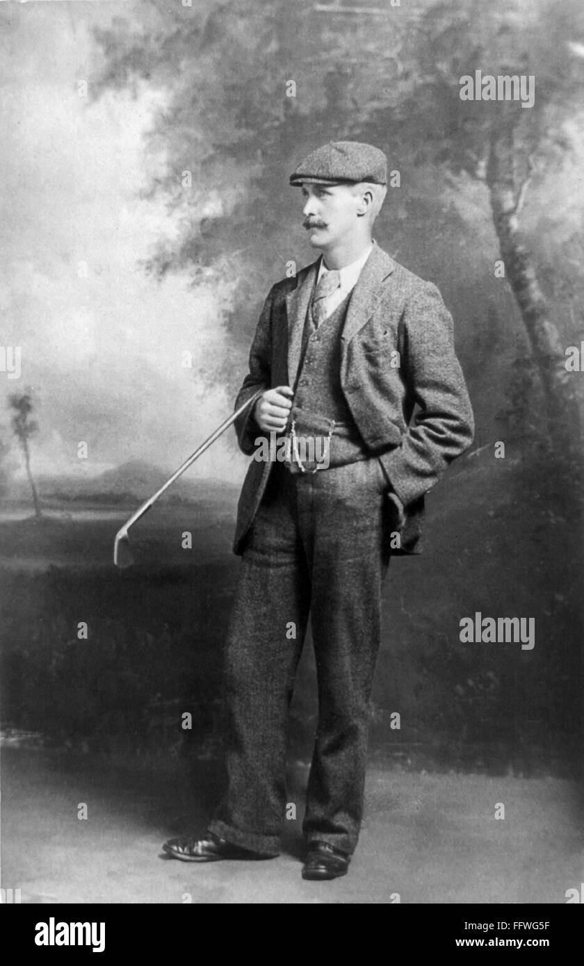 JOHN HENRY TAYLOR/n(1871-1963). English golfer. Photograph, early 20th ...