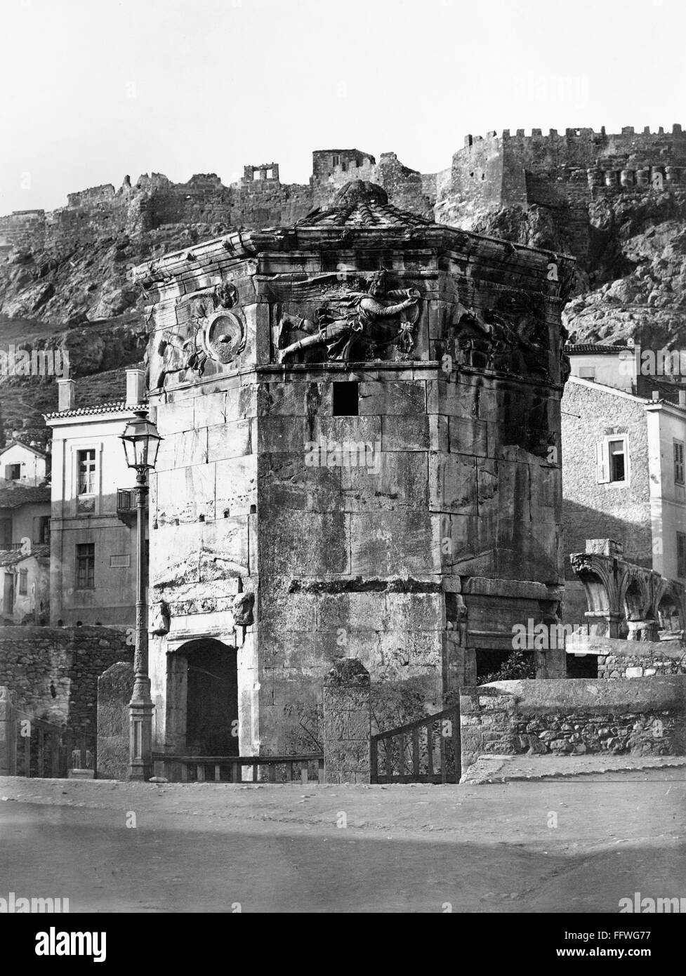 ATHENS: TOWER OF THE WINDS. /nThe Tower of the Winds clocktower in the ...