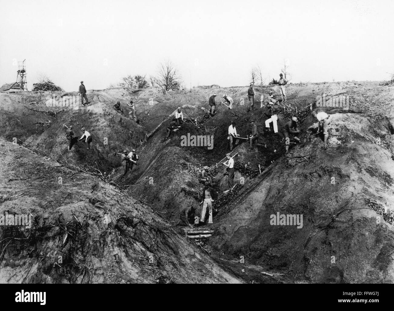 NEW DEAL: C.C.C., 1933-34. /nMembers of the Civilian Conservation Corps ...