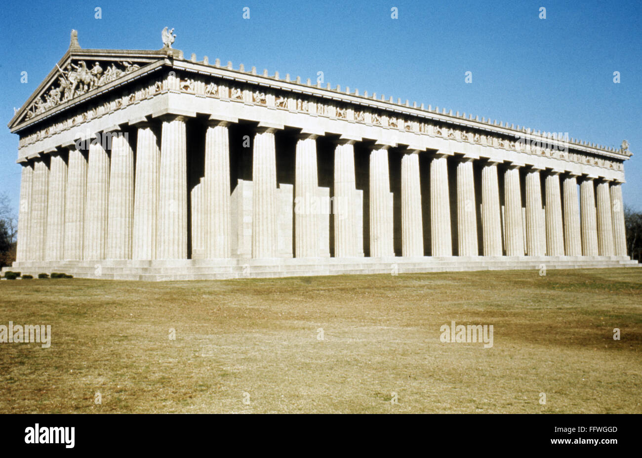 NASHVILLE: PARTHENON. /nThe full-scale replica of the Parthenon in Athens, Greece, built for the ...