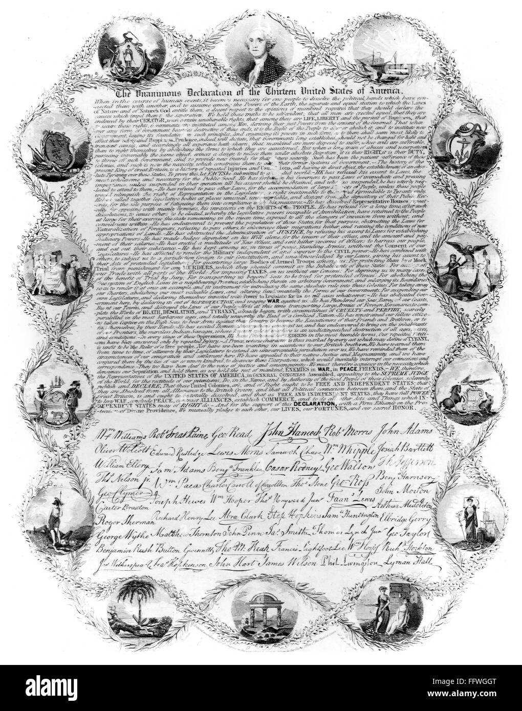 DECLARATION OF INDEPENDENCE. /nAn early printed version of the ...