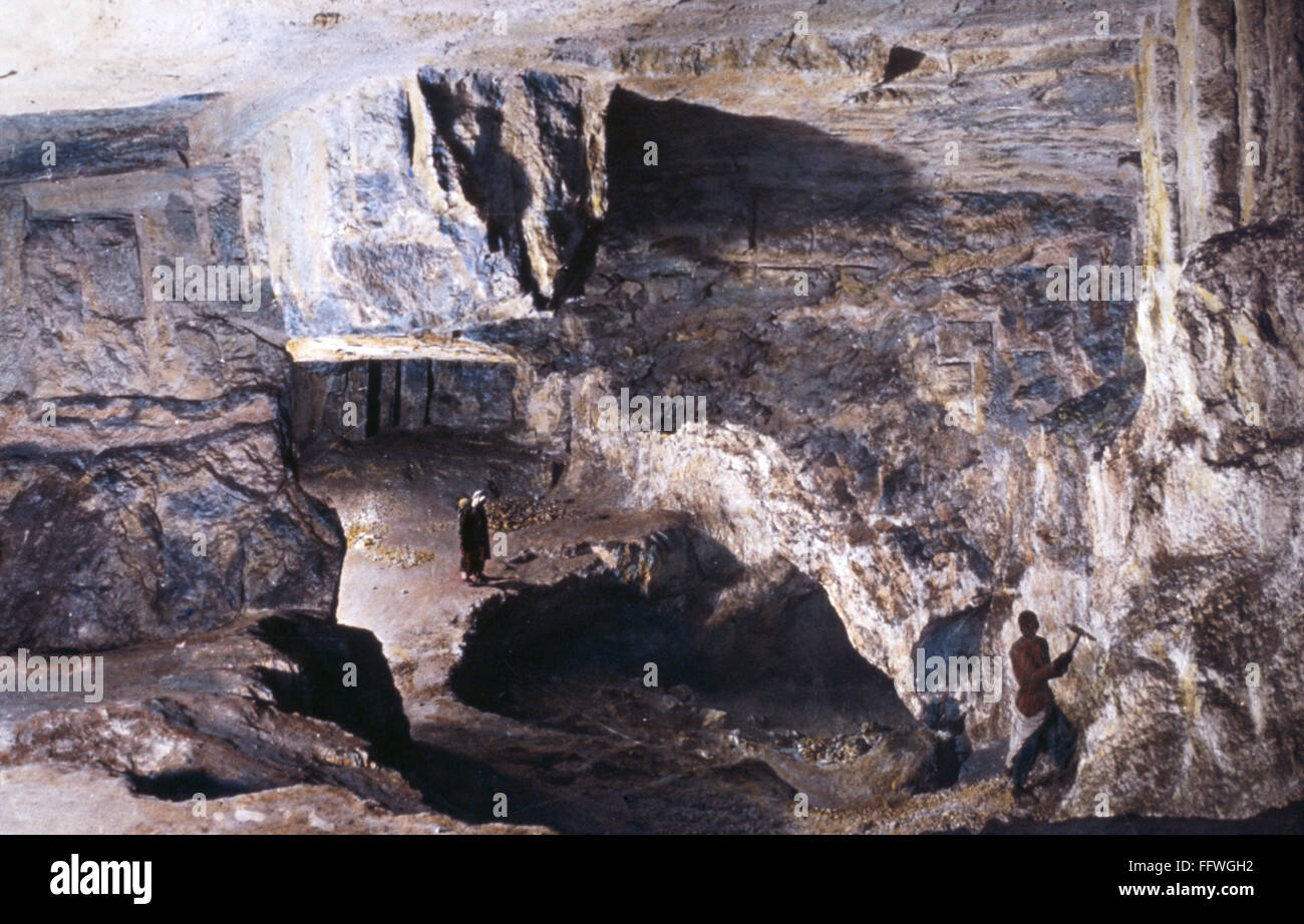 JERUSALEM: ZEDEKIAH'S CAVE. /nZedekiah's Cave, also known as Solomon's ...