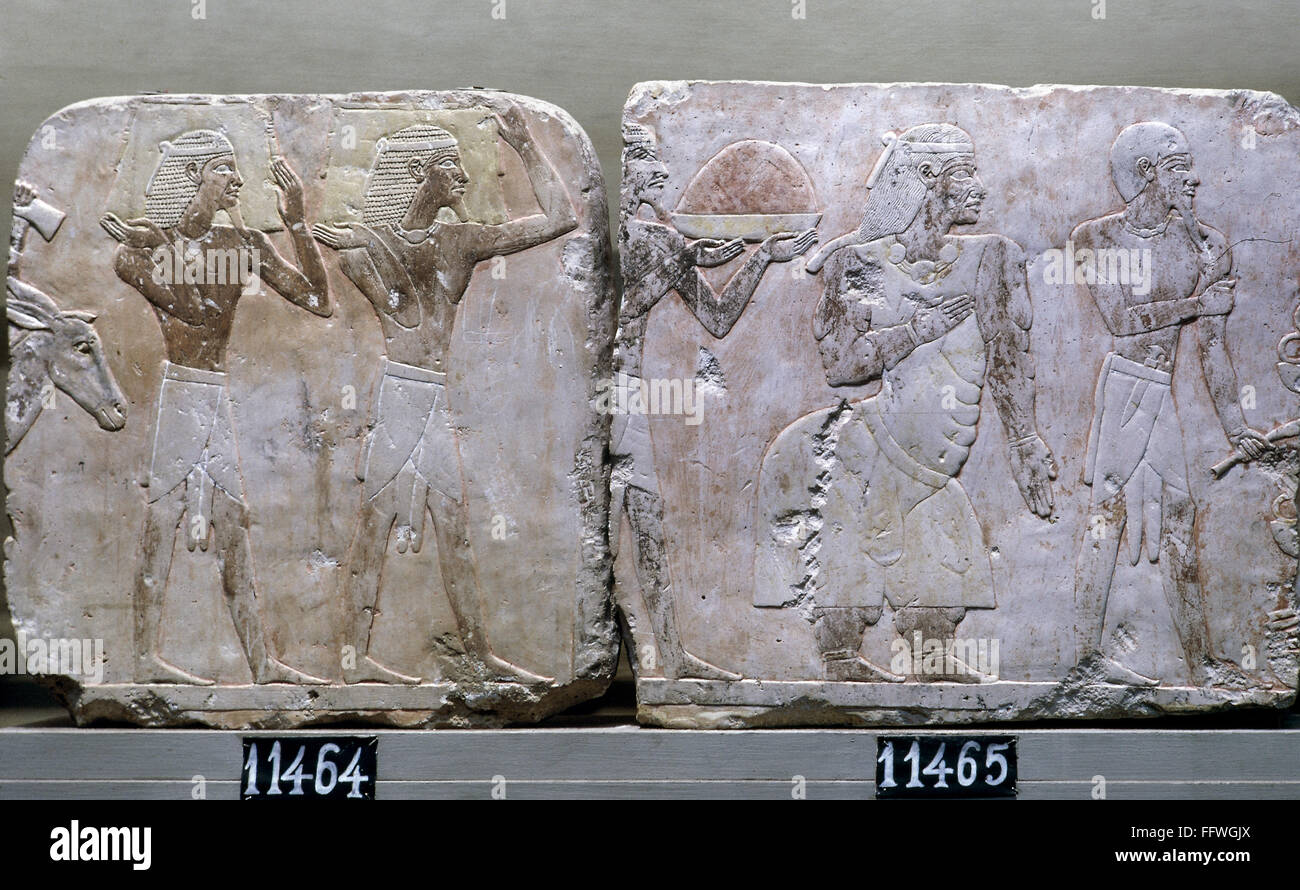 EGYPT: PUNT RELIEF. /nScene from a voyage to the land of Punt, with the ...