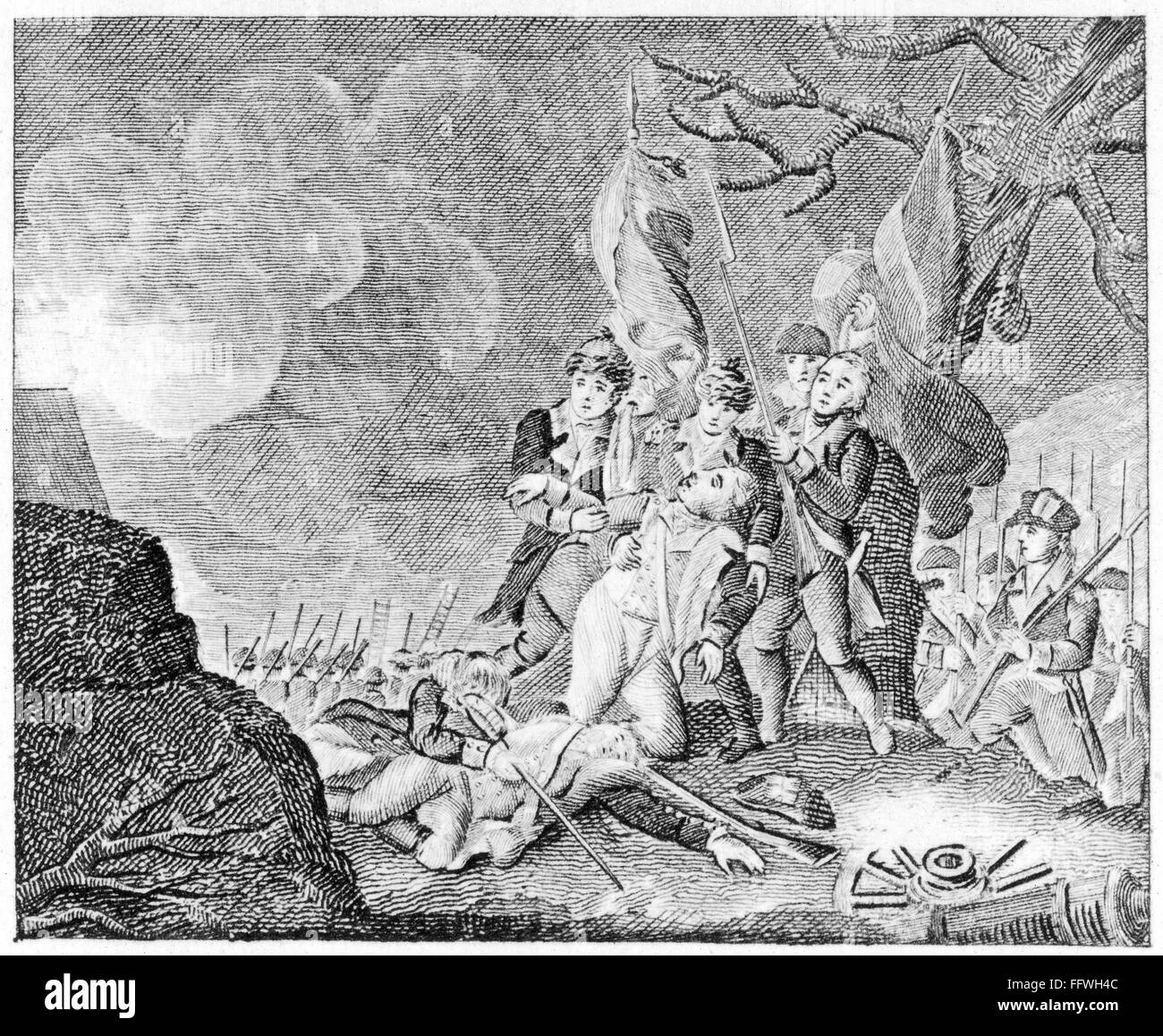 QUEBEC EXPEDITION, 1775. /nThe death of General Richard Montgomery ...