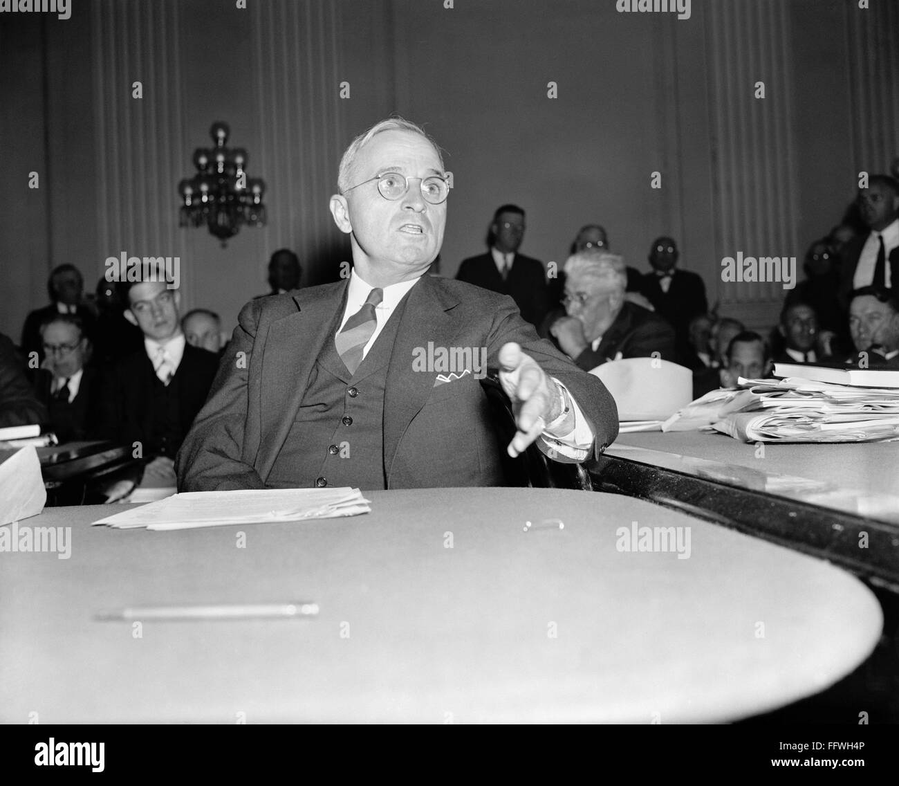 HARRY S. TRUMAN (1884-1972). /n33rd President of the United States. As ...