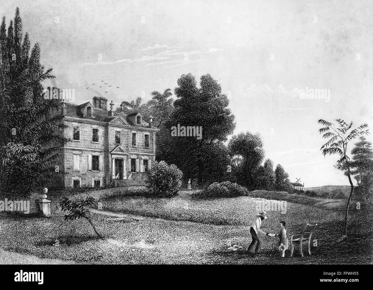 GERMANTOWN: CHEW HOUSE. /nCliveden, the manor owned by Benjamin Chew at ...