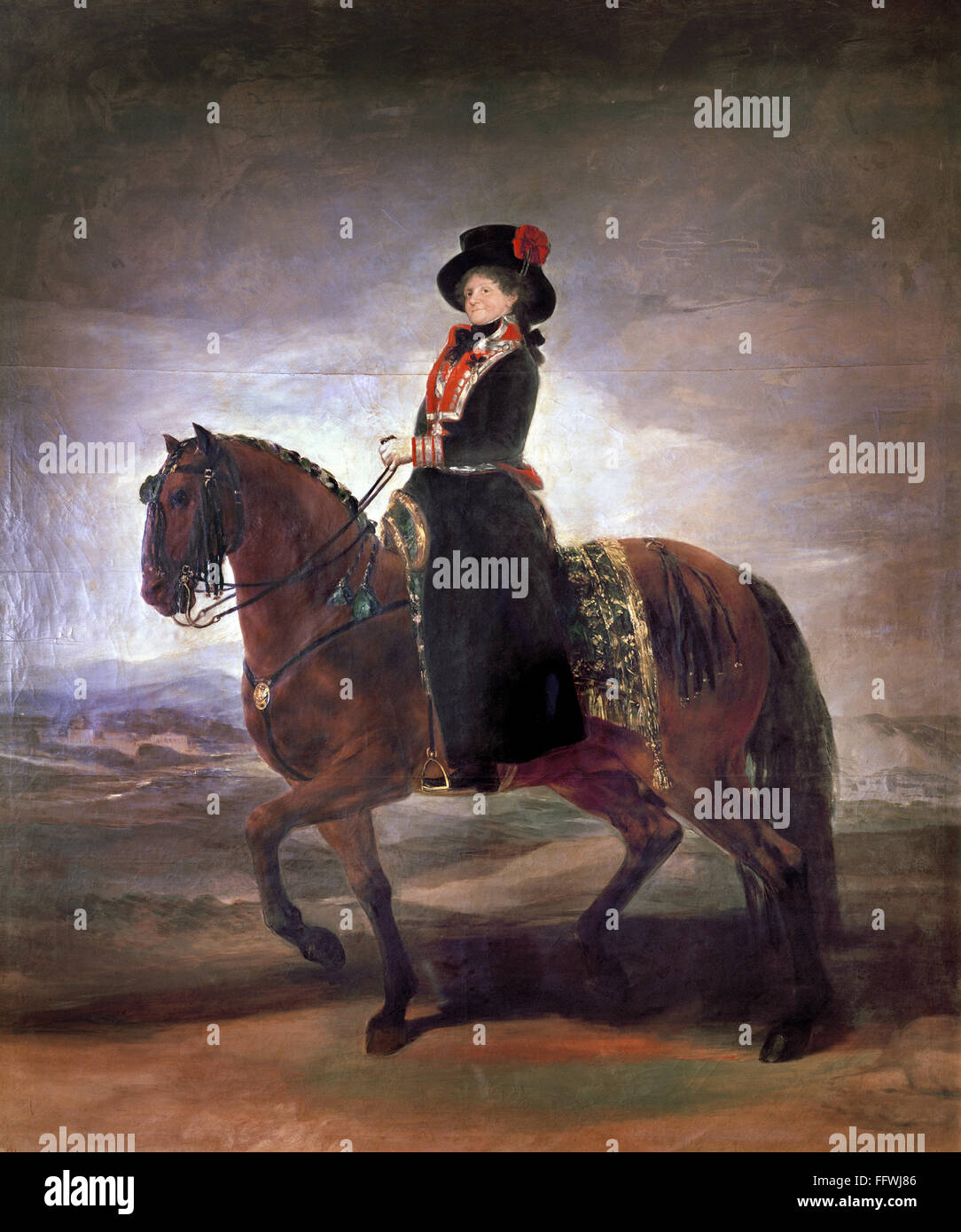 MARIA LUISA OF PARMA /n(1751-1819). Queen consort of Spain as wife of ...