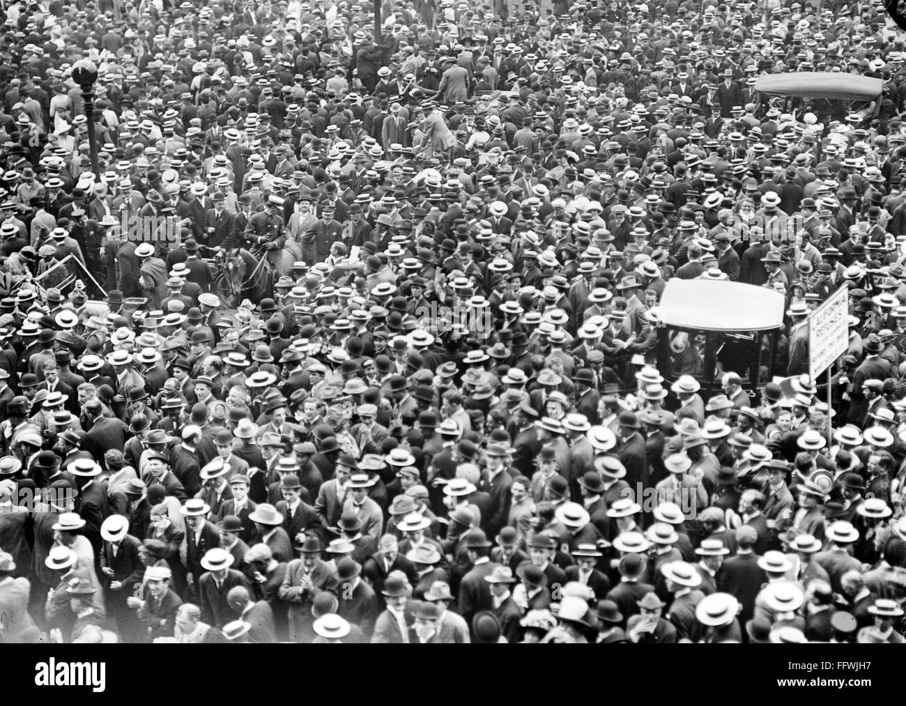 PRESIDENTIAL CAMPAIGN, 1912. /nA crowd of supporters of the candidacy ...
