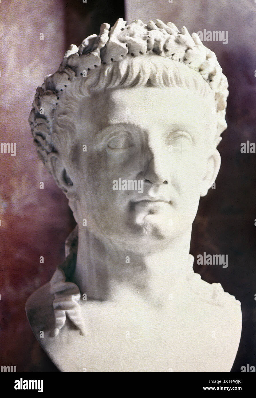 TIBERIUS (42 B.C.- 37 A.D.). /nEmperor of Rome, 14-37 A.D. Roman ...