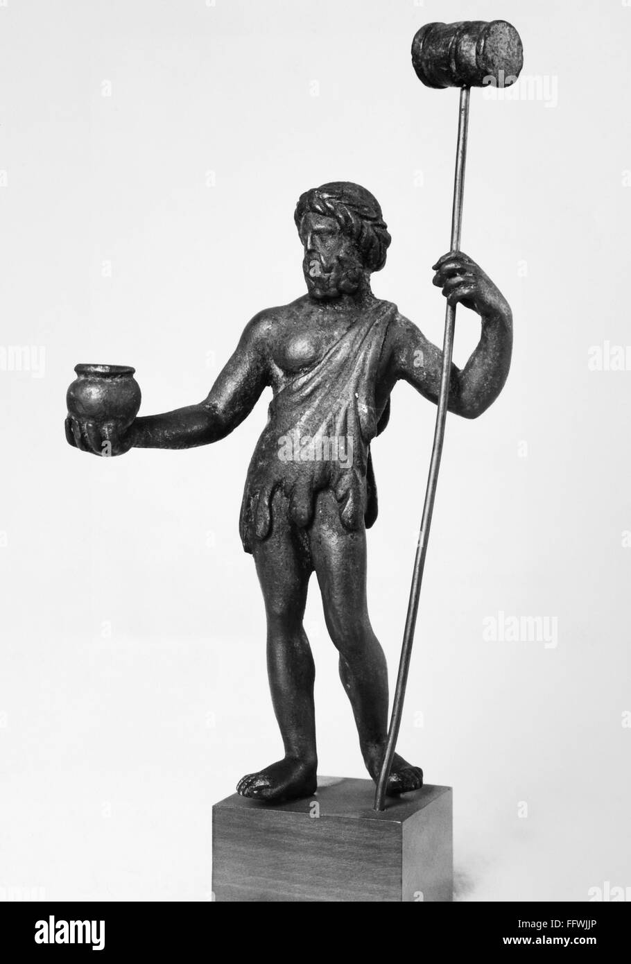 GAUL: CELTIC DEITY. /nGallo-Roman figure of Sucellus, Celtic god of ...