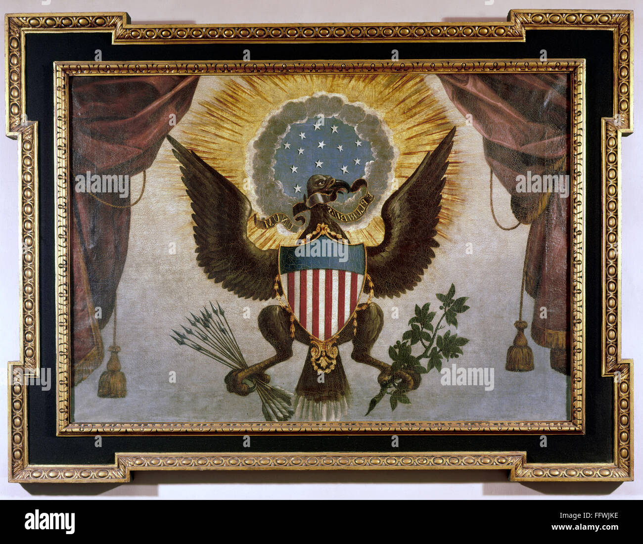 AMERICA: GREAT SEAL. /nThe Great Seal of the United States. Oil ...