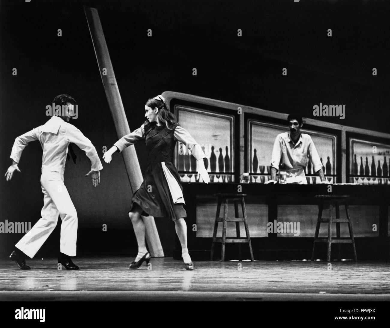 BALLET: FANCY FREE, c1970. /nTerry Orr and Ellen Everett performing in ...