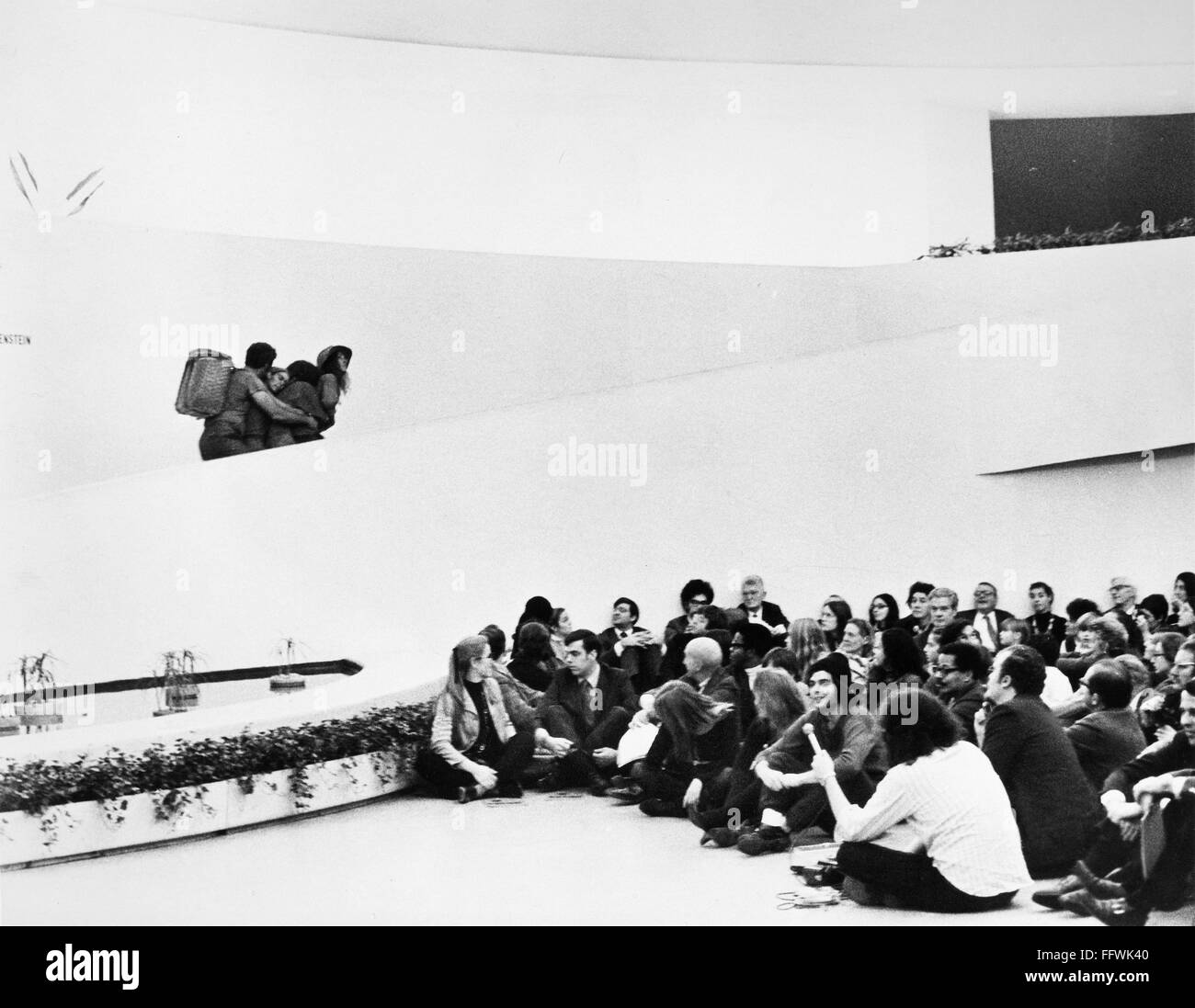 DANCE: JUICE, 1969. /nFour red figures begin their ascent in the first ...