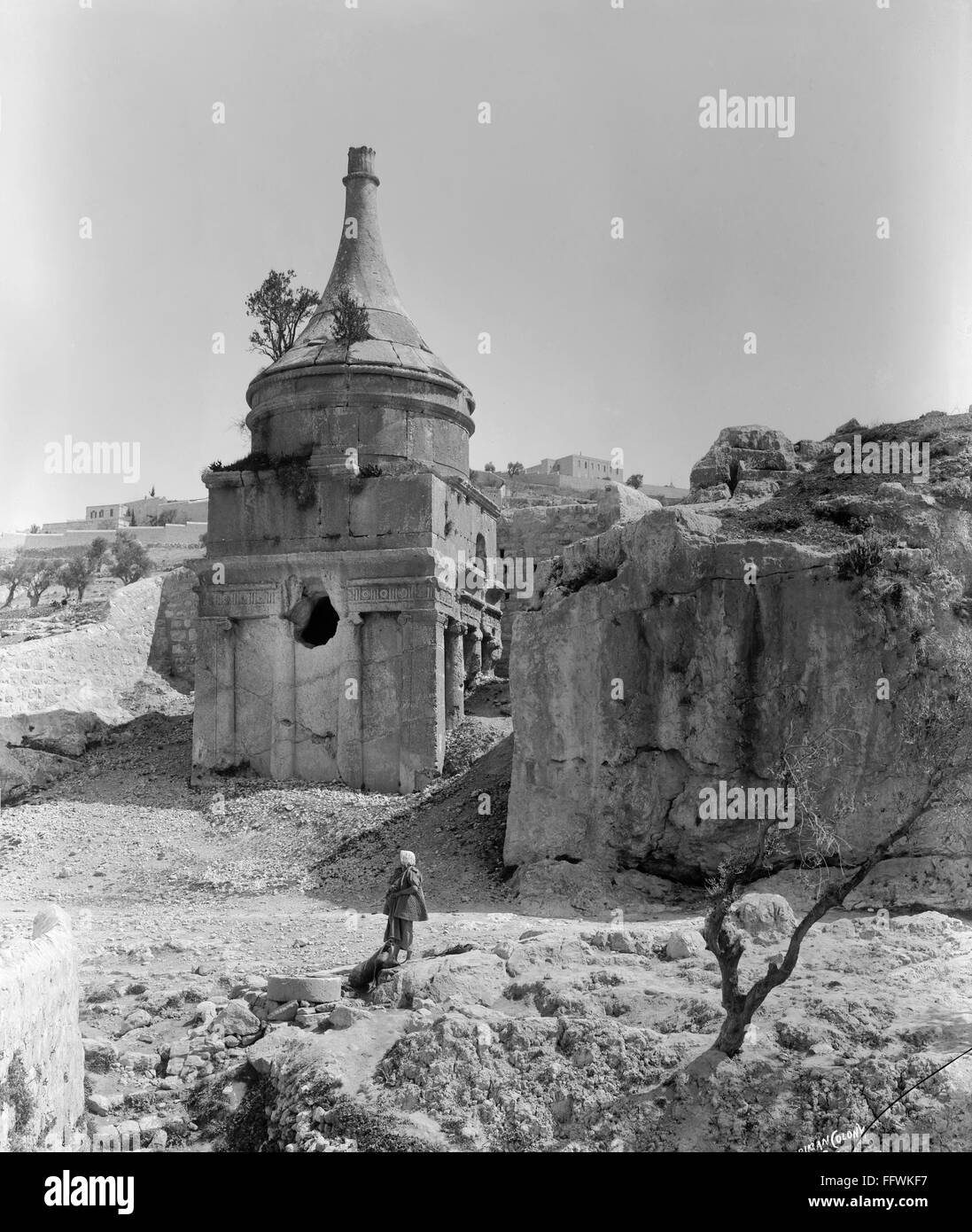 JERUSALEM: TOMB OF ABSALOM. /nThe tomb of Absalom, also know as Absalom ...