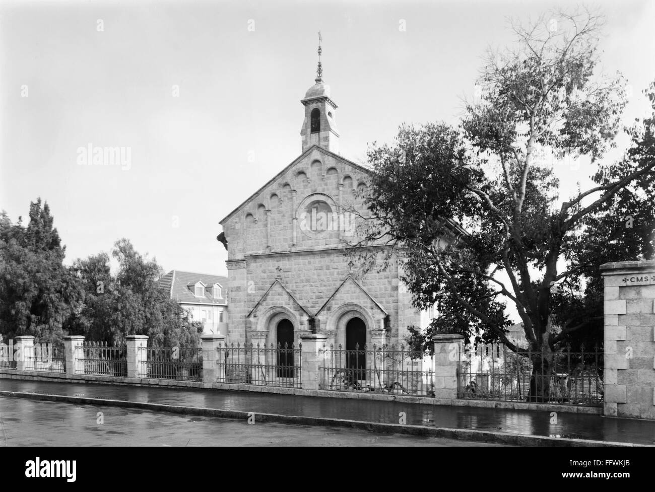 JERUSALEM: ARABIC CHURCH. /nAn Arabic Christian church in Jerusalem ...
