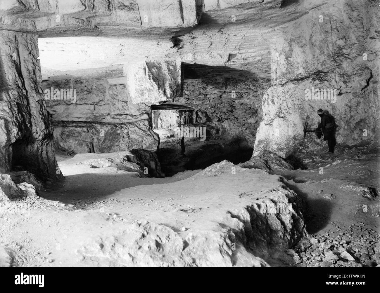 JERUSALEM: ZEDEKIAH'S CAVE. /nZedekiah's Cave, also known as Solomon's ...