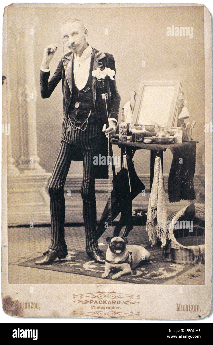 JAMES W. COFFEY (1852-?). /nAmerican sideshow performer, known as 'The ...