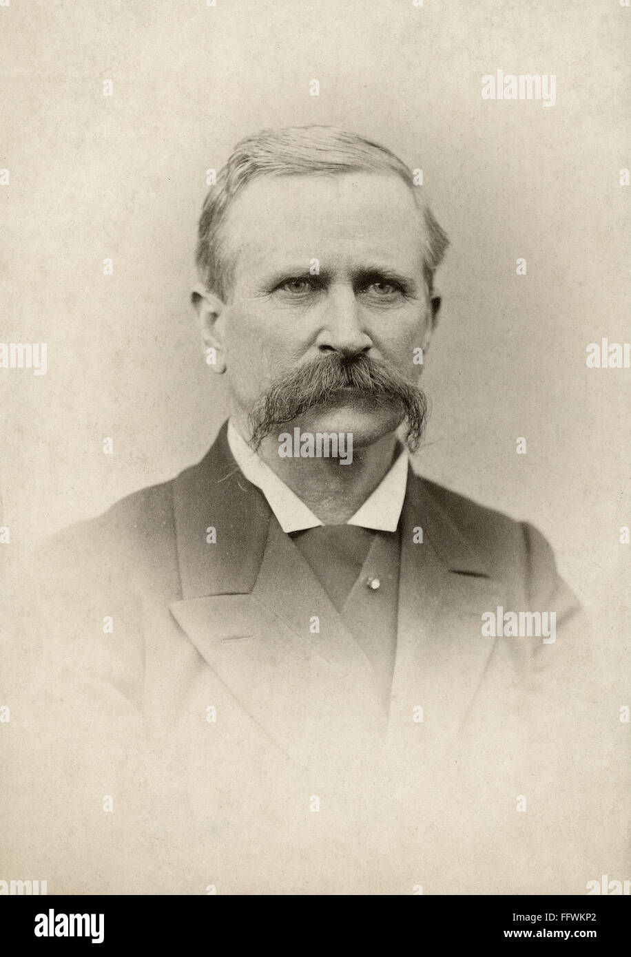 JOHN PIERCE ST. JOHN /n(1833-1916). American politician. Photographed ...