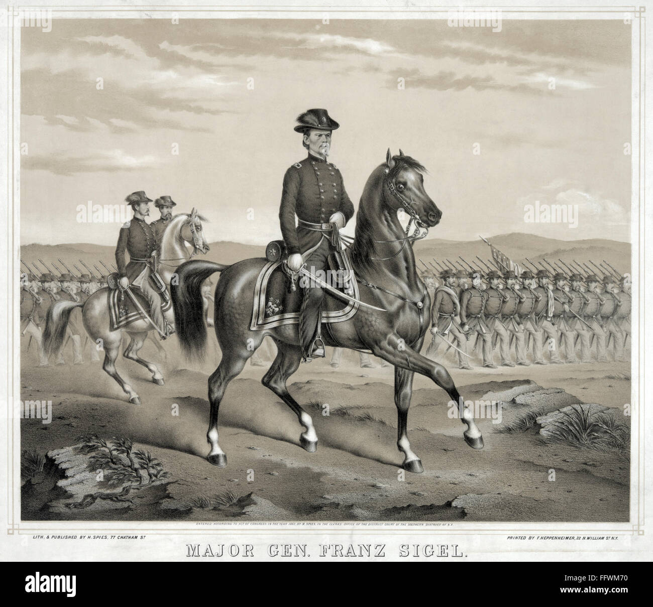 FRANZ SIGEL (1824-1902). /nAmerican (German-born) soldier and editor ...