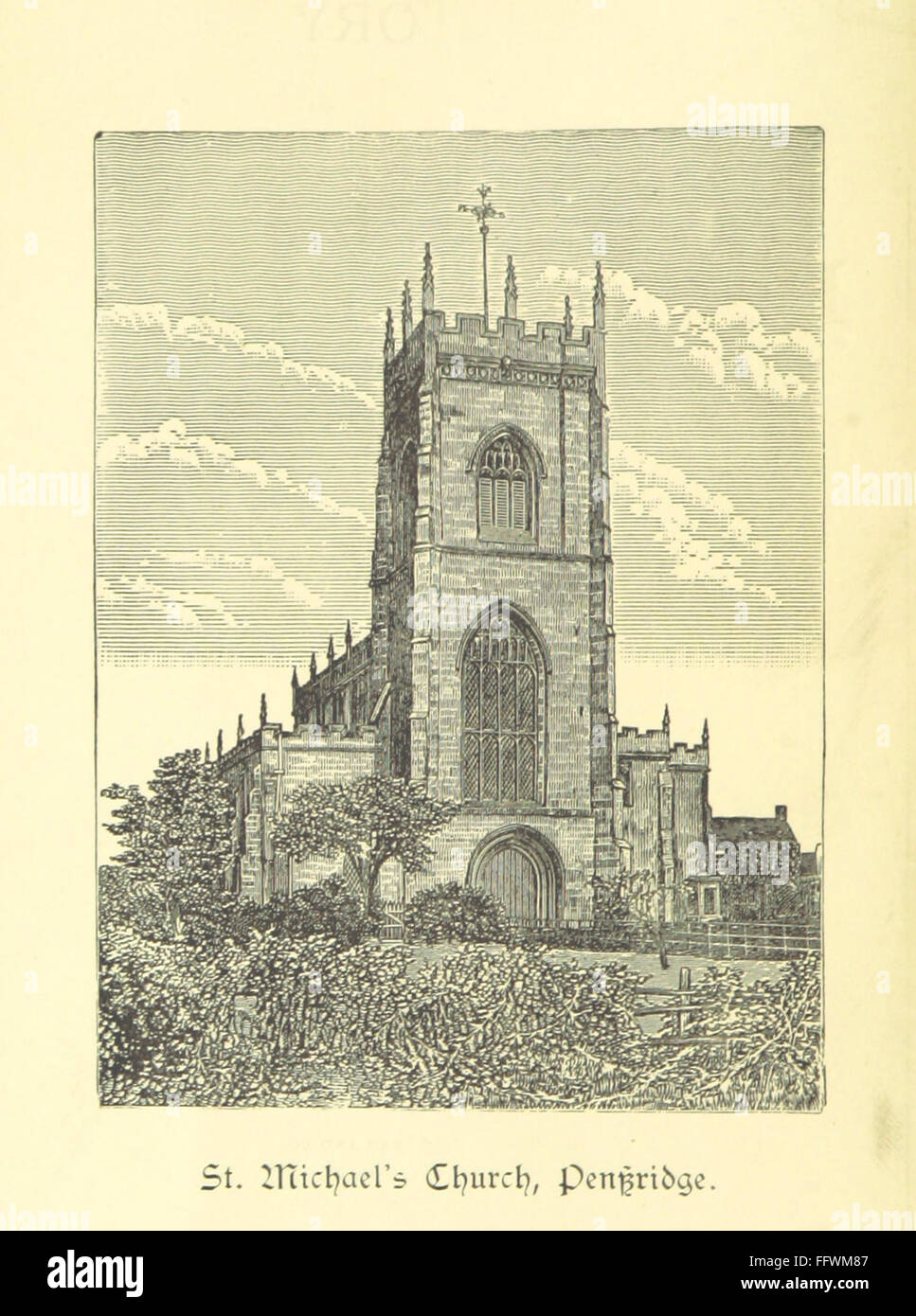 This vintage book covers the history of Penkridge, a town in ...