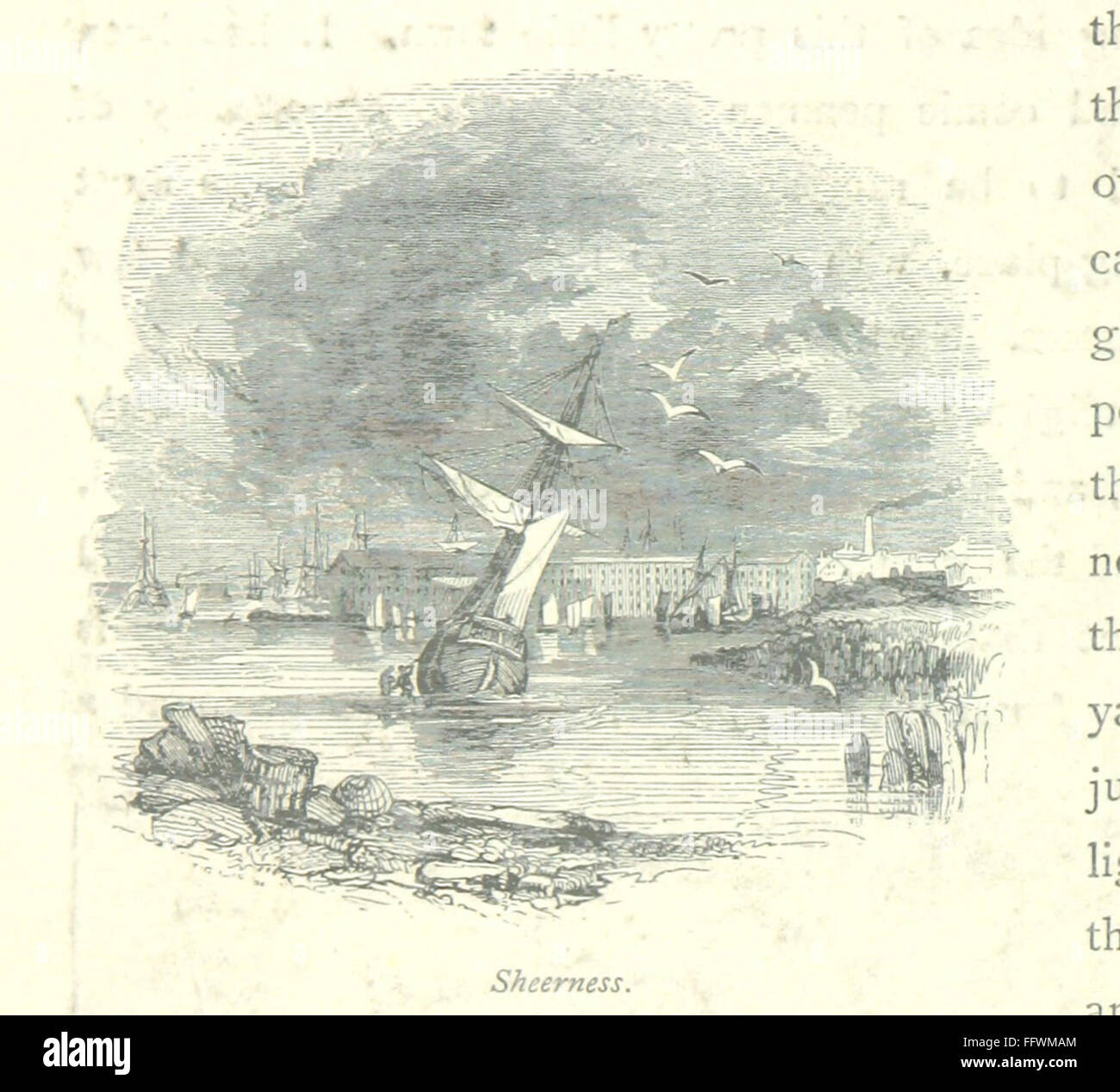 A vintage book that traces the River Thames from its source to the sea ...