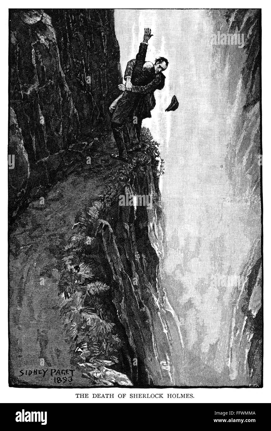 DOYLE: SHERLOCK HOLMES. /nSherlock Holmes and Professor Moriarty locked ...