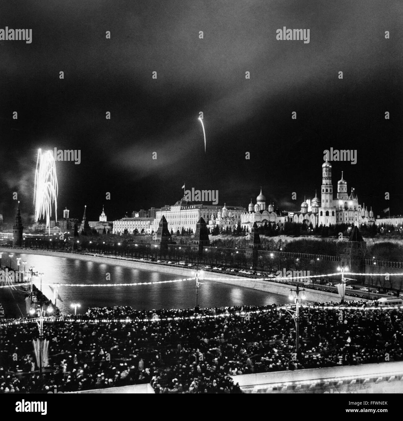 MOSCOW: REVOLUTION DAY. /nRevolution Day celebration in the Red Square ...