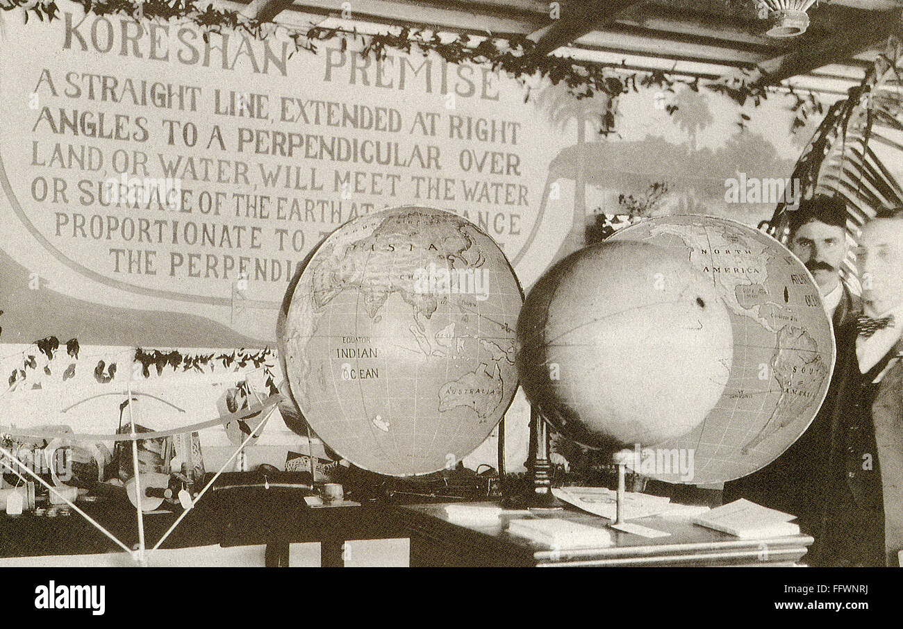 HOLLOW EARTH MODEL. /nModel illustrating the Hollow Earth theory that ...