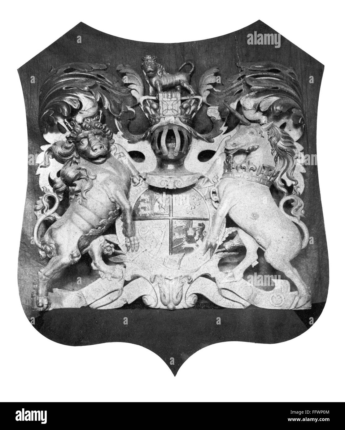 GEORGE III: COAT OF ARMS. /nCoat of arms of King George III of England ...