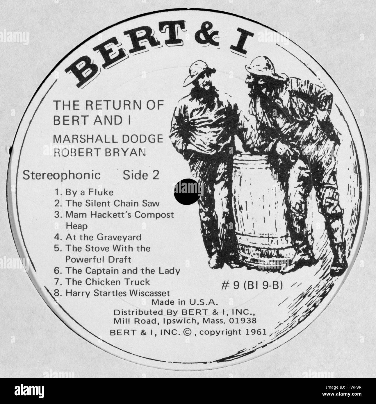 MARSHALL DODGE (1935-1982). /nAmerican humorist. 'Bert & I.' Recording ...