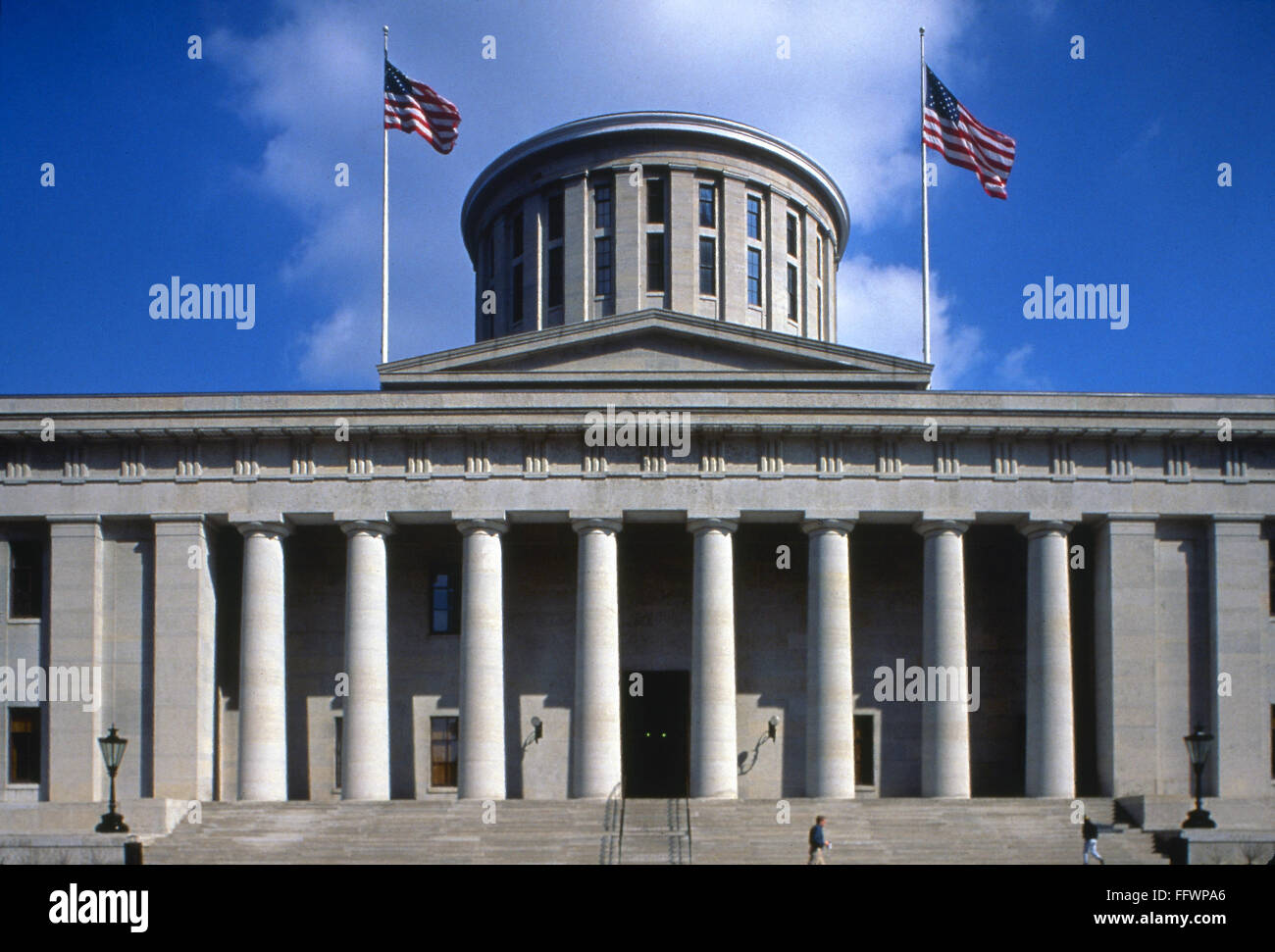 OHIO: STATE HOUSE. /nWest facade of the statehouse in Columbus, Ohio ...