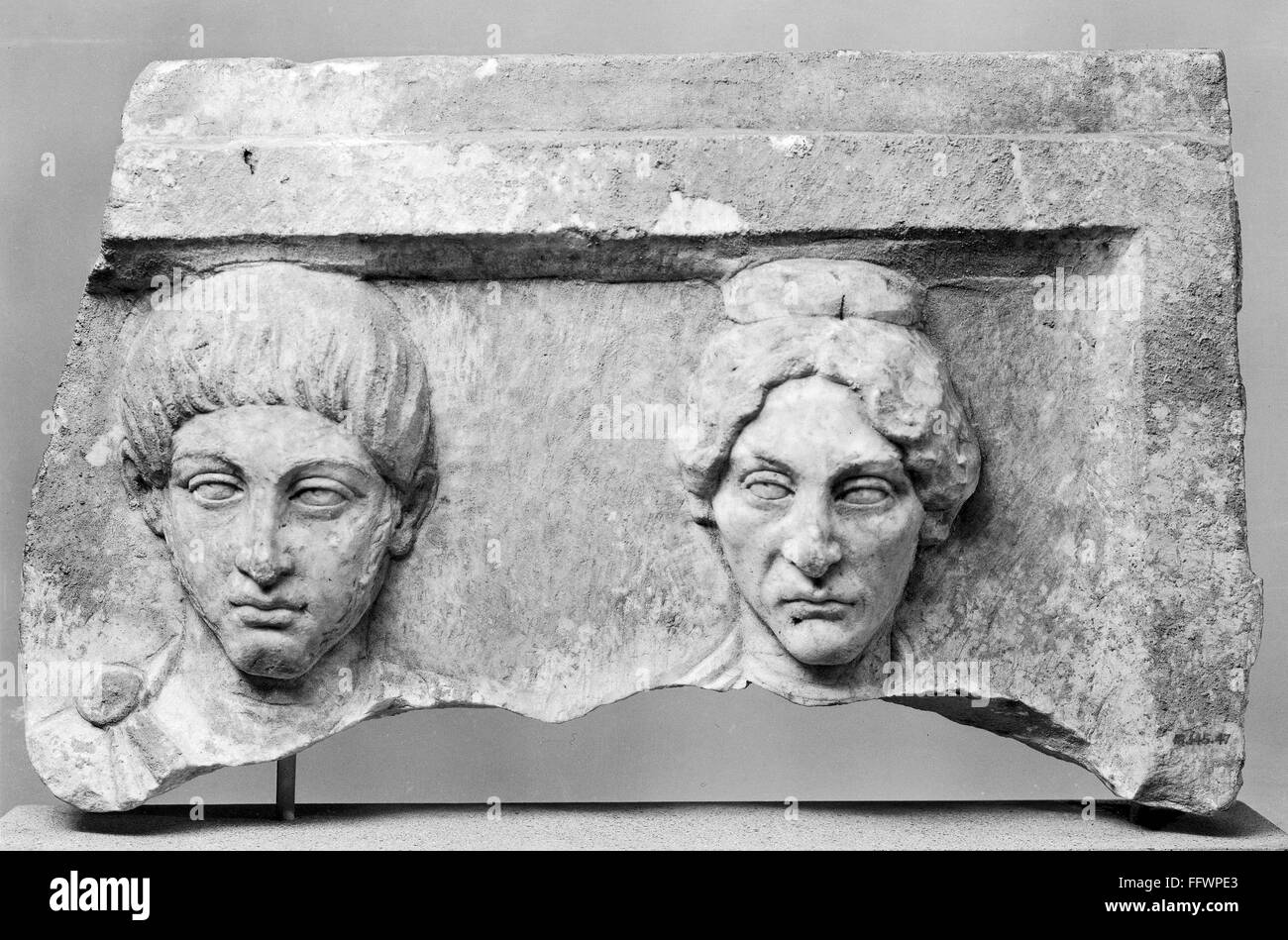 Funerary relief rome hi-res stock photography and images - Alamy
