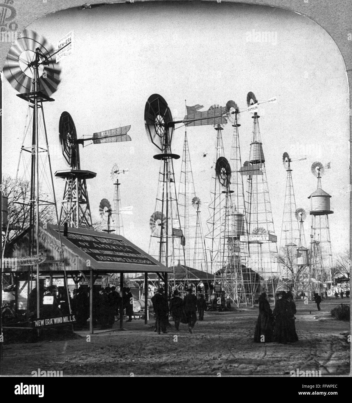 WORLD'S FAIR: WINDMILLS. /nVarious windmills on display at Windmill ...