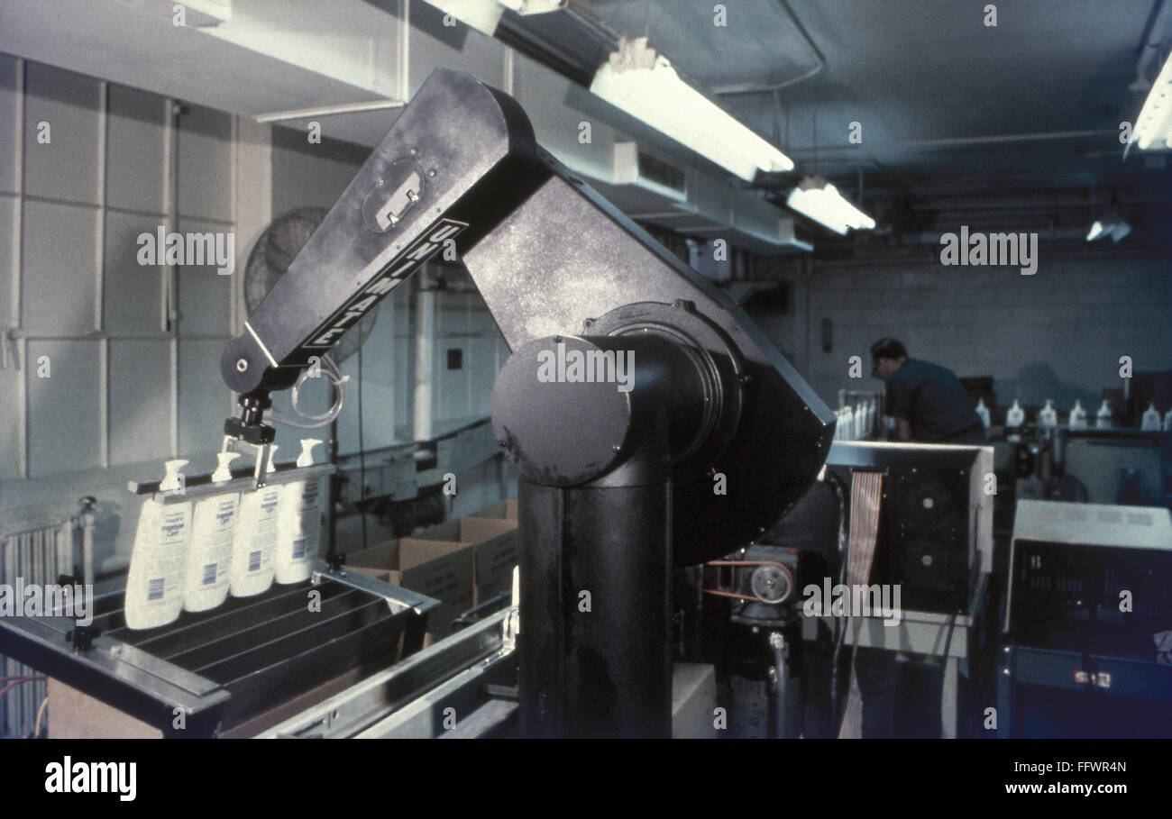 FACTORY AUTOMATION, c1980. /nA Unimate PUMA (Programmable Universal ...