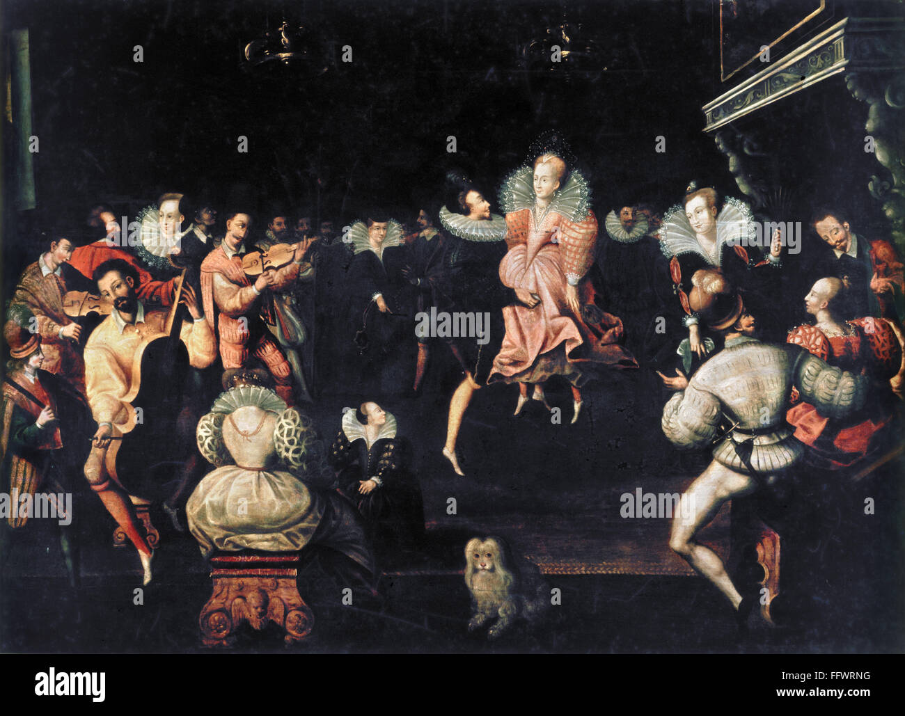 FRANCE: BALL, c1580. /nA ball, probably given at the court of Henry III ...