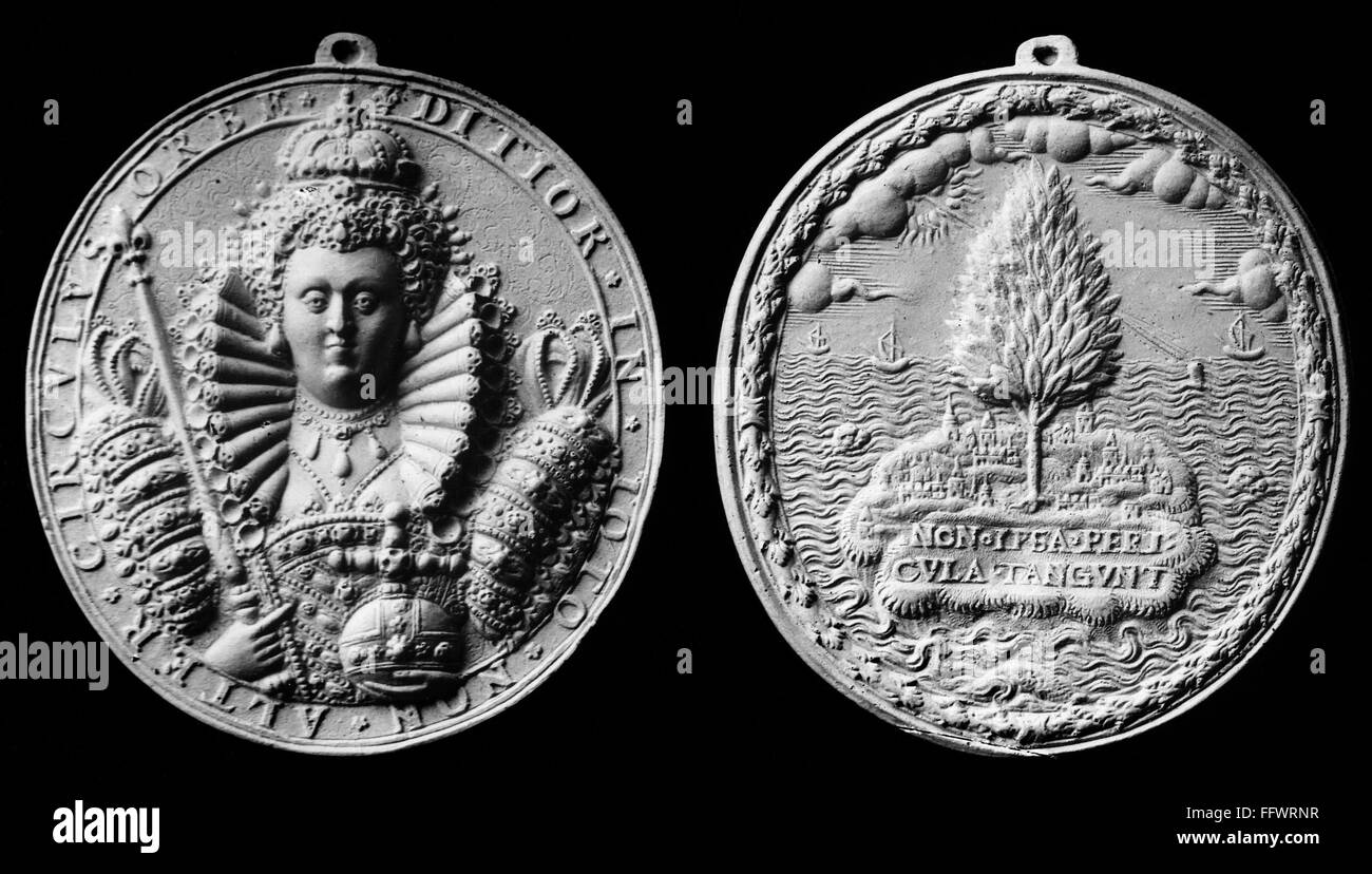 ELIZABETH I (1533-1603). /nQueen of England and Ireland, 1558-1603 ...