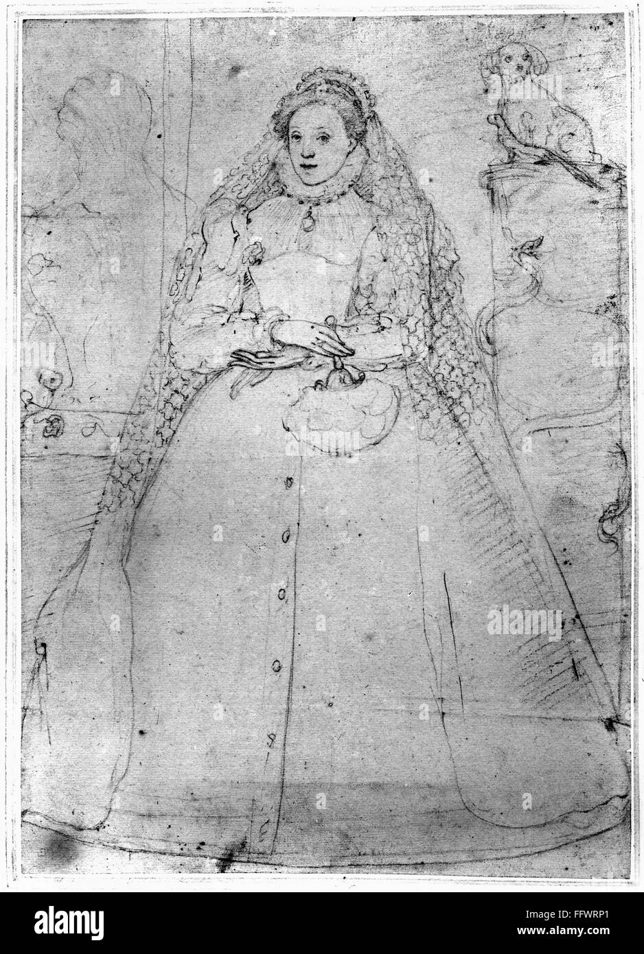 ELIZABETH I (1533-1603)./nQueen of England and Ireland, 1558-1603 ...