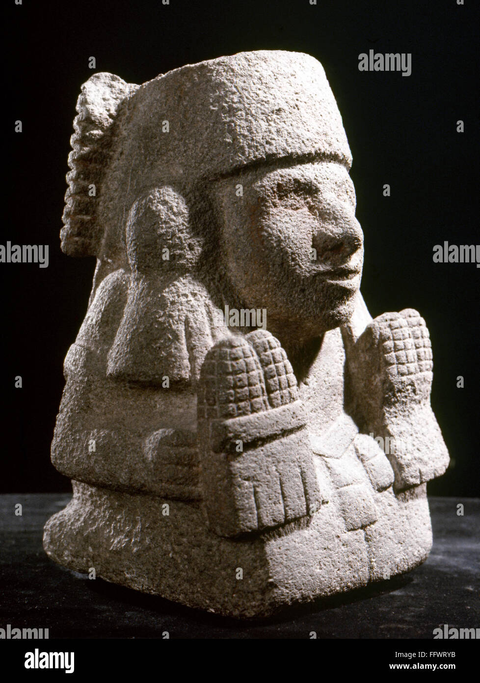 MEXICO: MAIZE GOD. /nZapotec ceramic figure of the god of maize Stock ...
